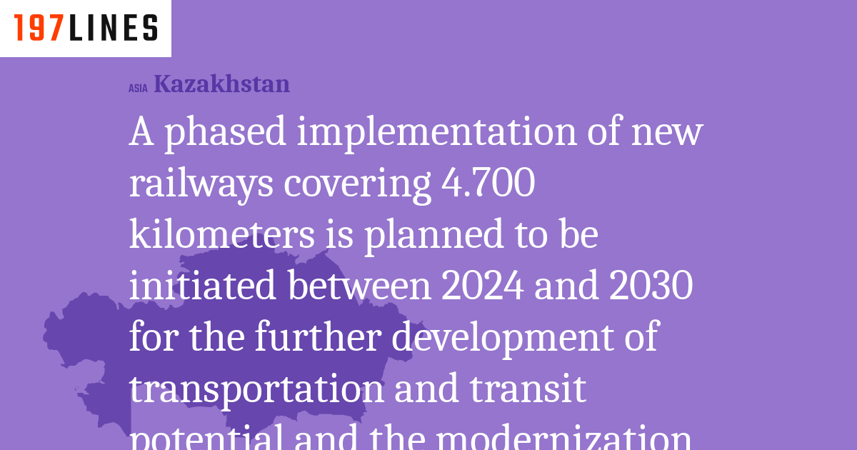 For the further development of transportation and transit potential and ...