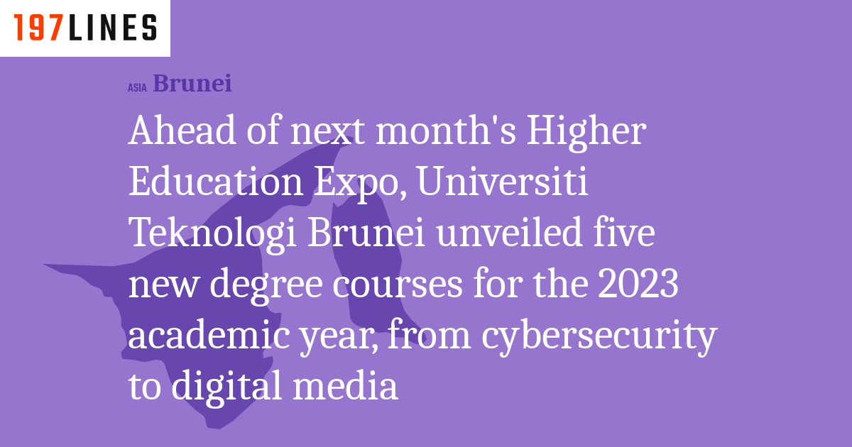 Ahead of next month's Higher Education Expo, Universiti Teknologi ...