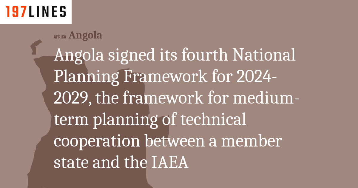The country signed its fourth National Planning Framework for 2024-2029 ...