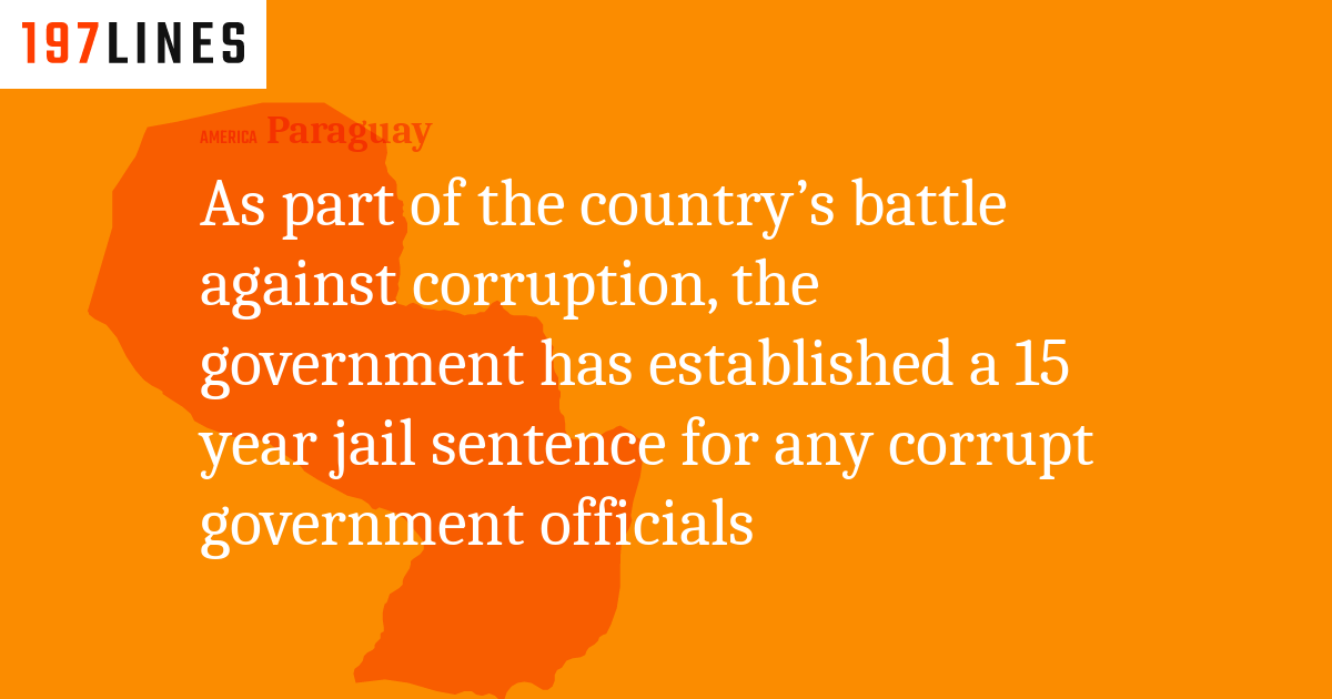 As part of the country’s battle against corruption, the government has ...