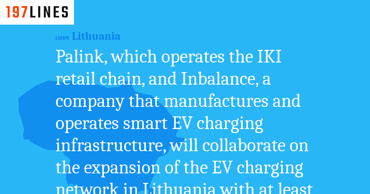Palink, which operates the IKI retail chain, and Inbalance, a company ...