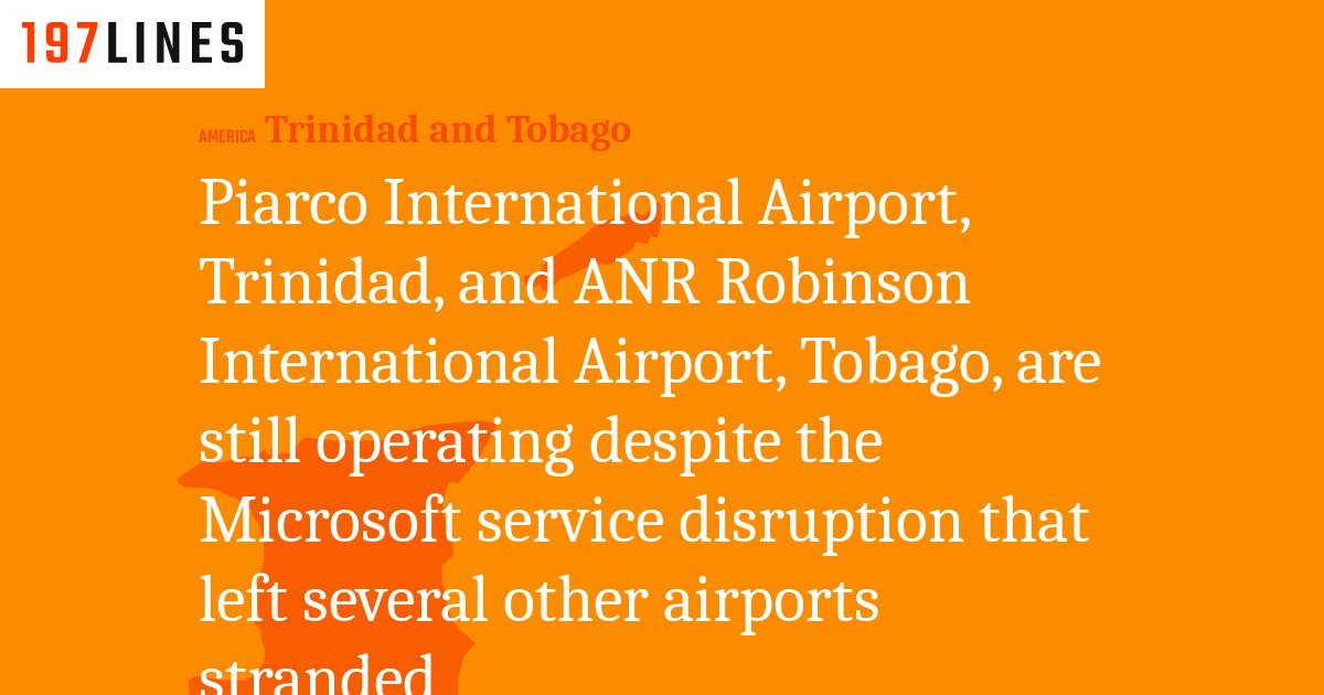 Piarco International Airport, Trinidad, and ANR Robinson International ...