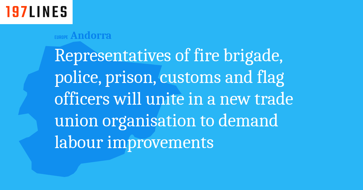 Representatives of fire brigade, police, prison, customs and flag ...