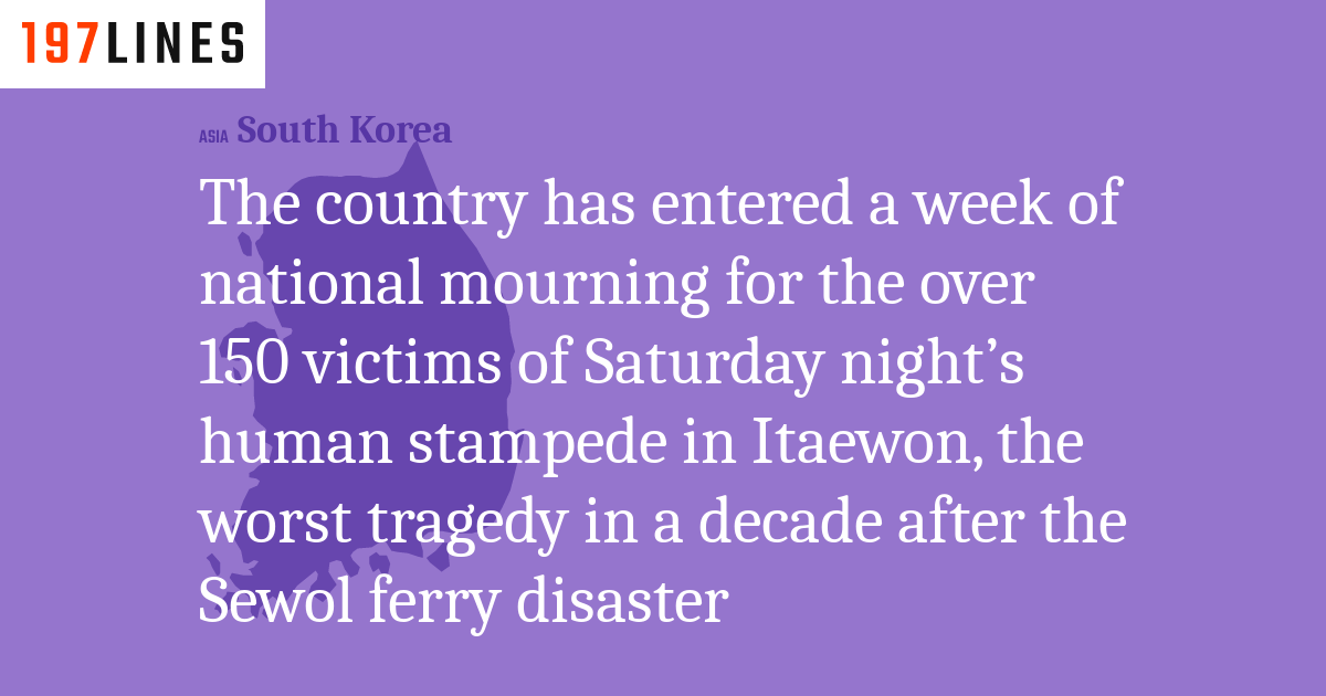 The country has entered a week of national mourning for the over 150 ...