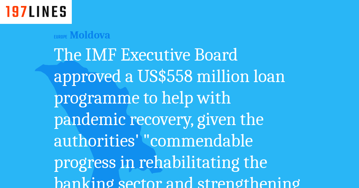 The IMF Executive Board approved a US$558 million loan programme to ...