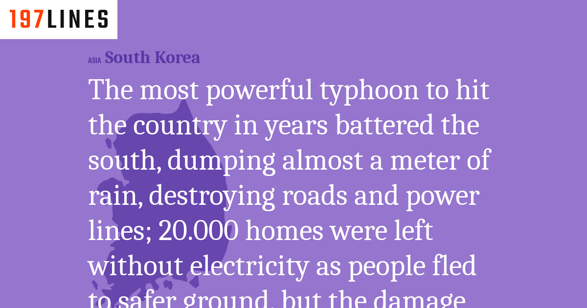 The most powerful typhoon to hit the country in years battered the ...