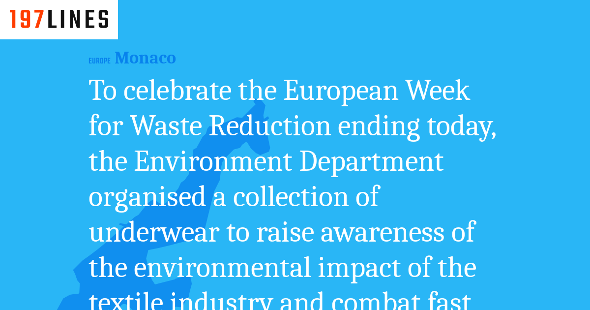 TIME SENSITIVE To celebrate the European Week for Waste Reduction ...