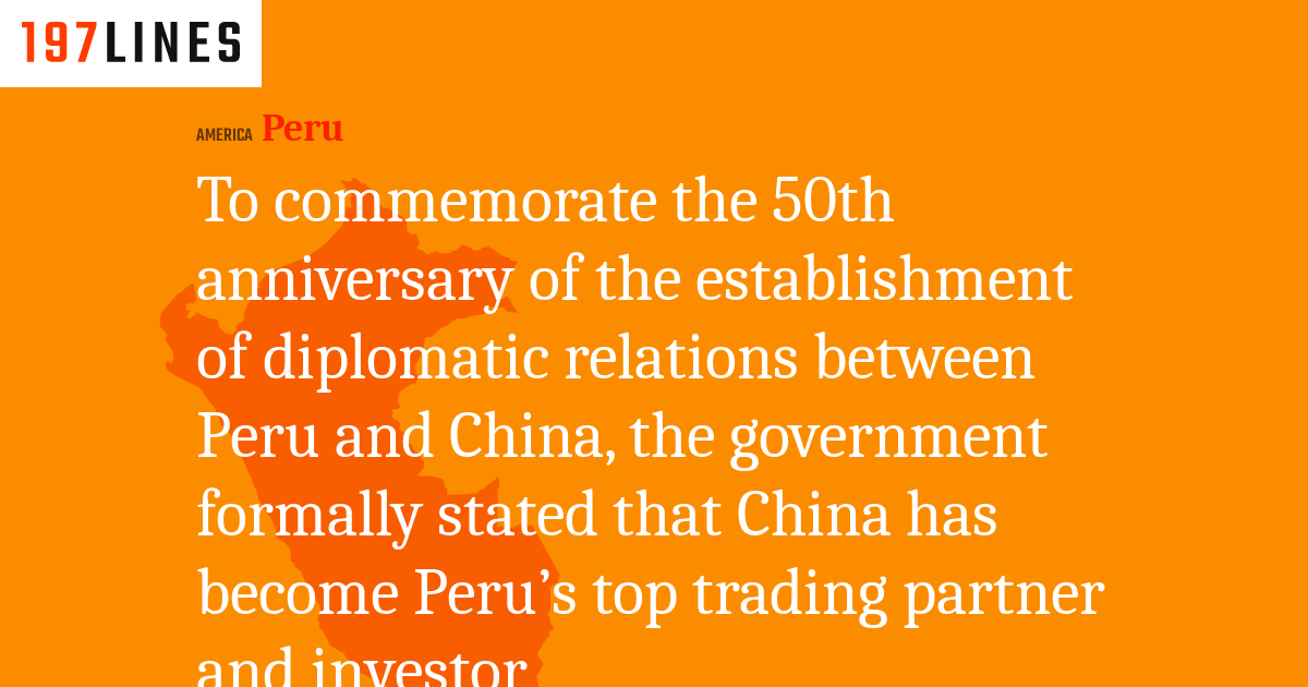 To commemorate the 50th anniversary of the establishment of diplomatic ...
