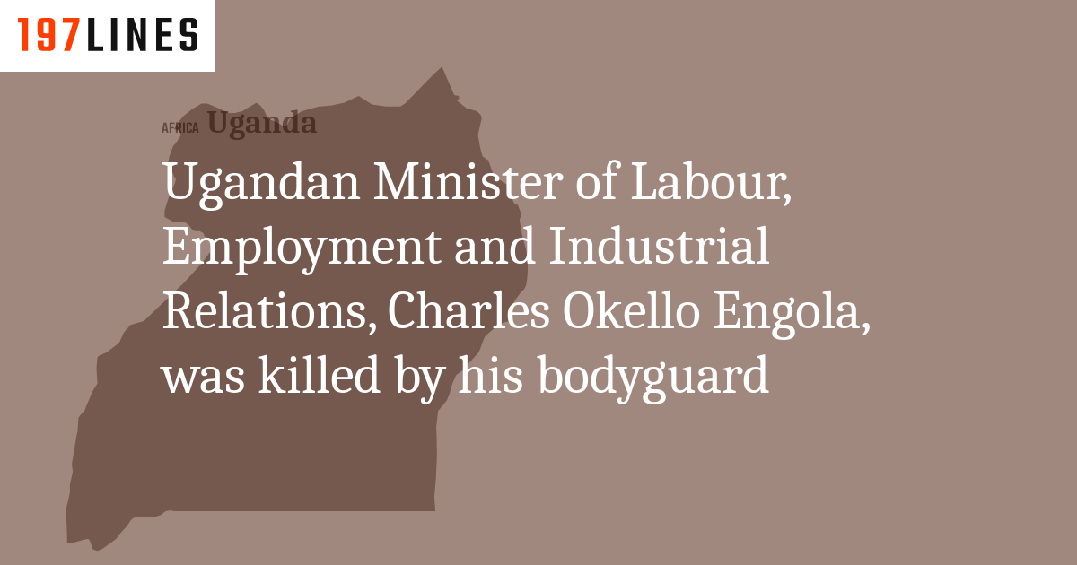 Ugandan Minister of Labour, Employment and Industrial Relations ...